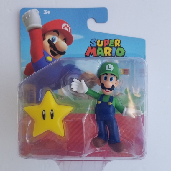 Jakks | Toys | New Nintendo Super Mario Bros Action Figure 25 Luigi ...